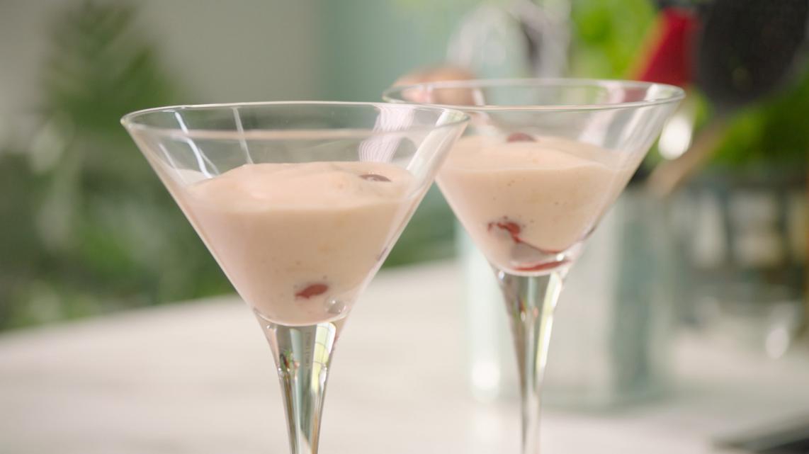 Sabayon van kriekbier van Sandra Bekkari recept Sabayon van kriekbier van Sandra Bekkari recept